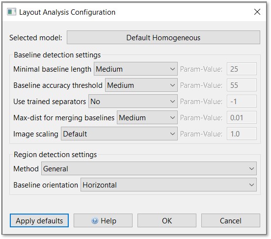 2. Advanced Layout Configuration Settings